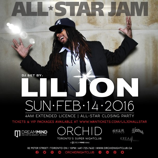 All-Star Jam feat. Lil Jon @ Orchid (Toronto)
