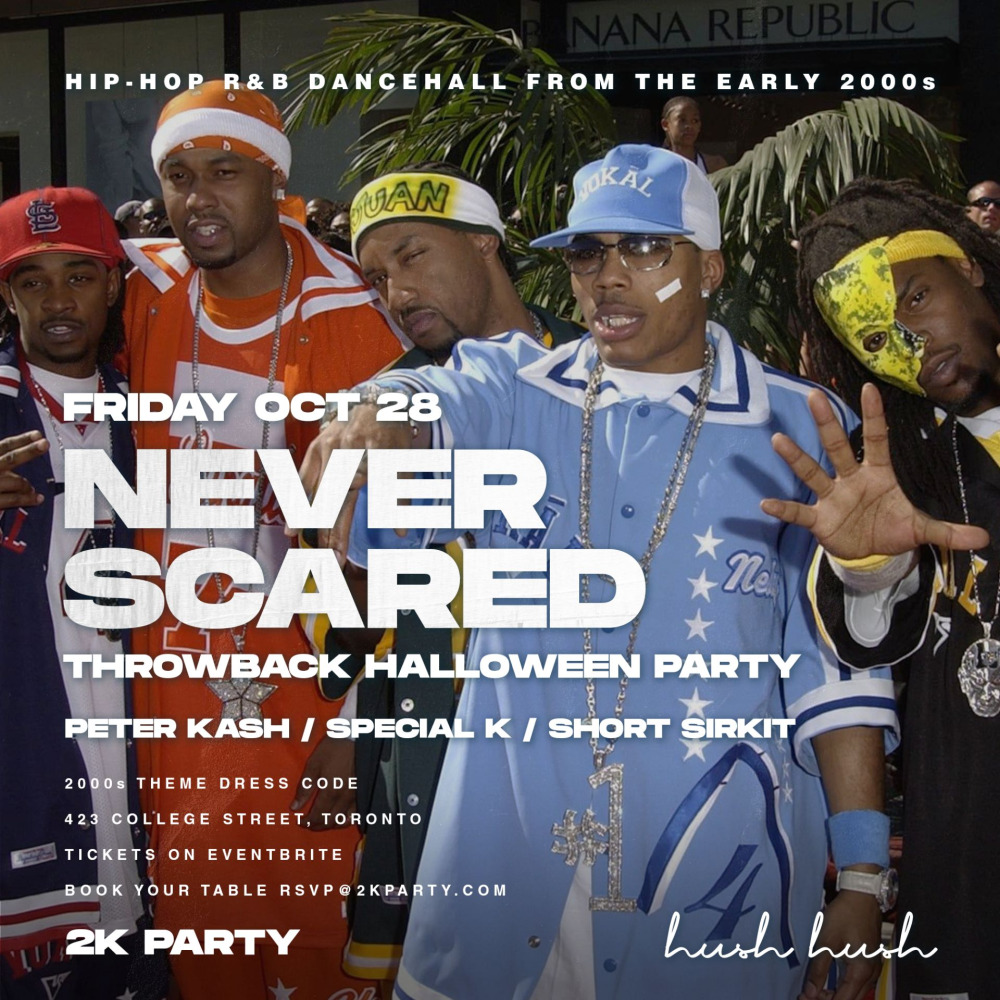 2K Party - Never Scared Throwback 2000s Halloween Party @ hush hush ...