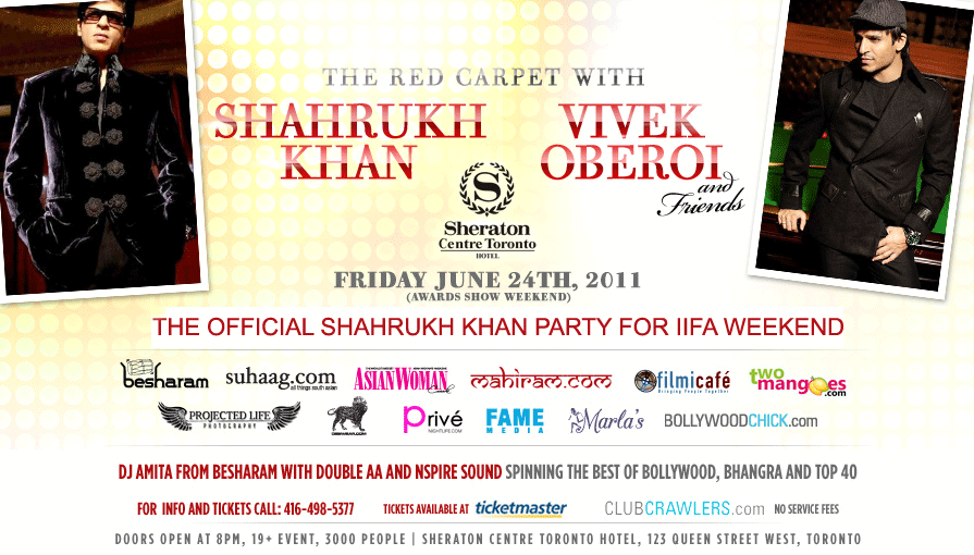 The Red Carpet with Shahrukh Khan & Vivek Oberoi @ Sheraton Hotel ...