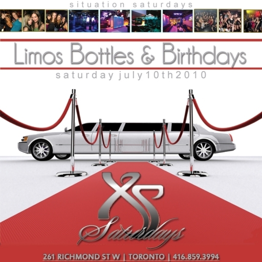 Booths Bottles Limos & VIP Bithdays @ XS Nightclub (Toronto)